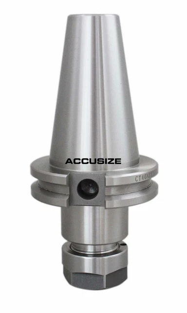 PREMIUM CAT40-ER20 V-FLANGE Collet Chucks, Proj. Length 2.76", 20,000 ...