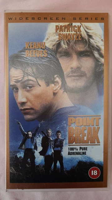 POINT BREAK (VHS Tape, 1996) - Keanu Reeves / Patrick Swayze £2.99 ...