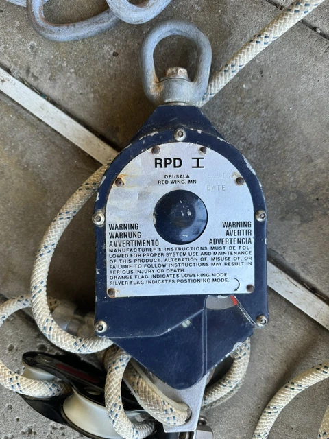 3M DBI-SALA 3602150 Rollgliss RPD Rescue Positioning Device, 350+ Ft Of ...