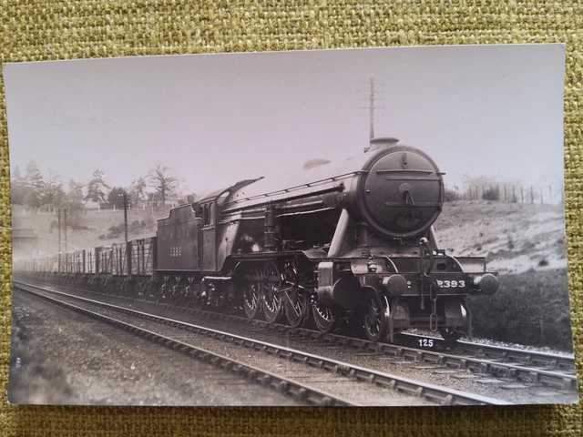 OLD STEAM LOCOMOTIVE Postcard, Steam engine LNER No 2393. £2.00 ...