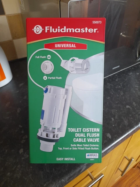 FLUIDMASTER TOILET Cistern Dual Flush Cable Valve £5.25 - PicClick UK