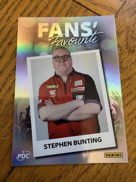 PANINI DARTS CARDS 2026 Fans Favourite Bunting-05 Wright-06 Suljovic-11 ...