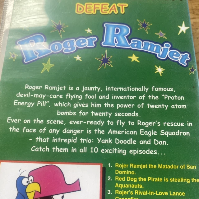 ROGER RAMJET VOL 3 VHS PAL Small Box Tested $15.95 - PicClick AU