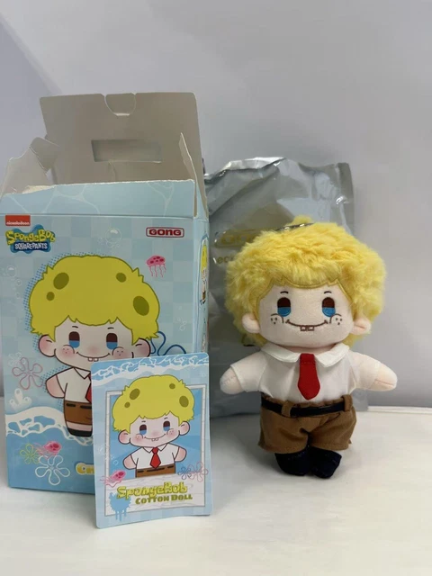 POPMART SPONGEBOB SQUAREPANTS Plush Toy Keychain - SpongeBob £19.44 ...