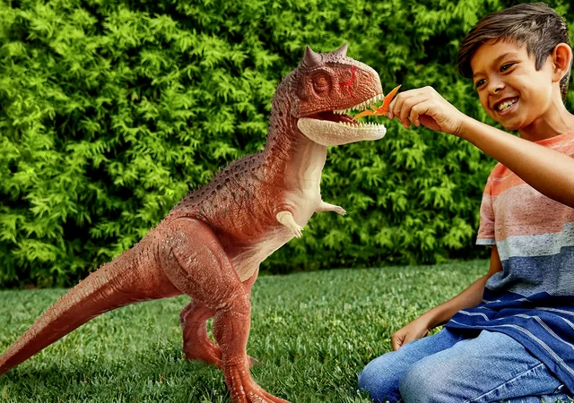 JURASSIC WORLD SUPER Colossal Carnotaurus Toro Dinosaur Kids Toys - 3 ...