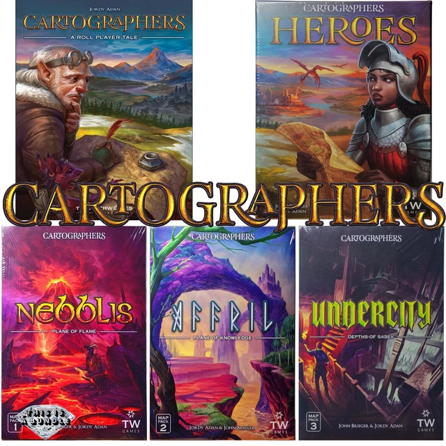 Mapmaker Roll Player Cartographers Fantasy Map Drawing Expansions