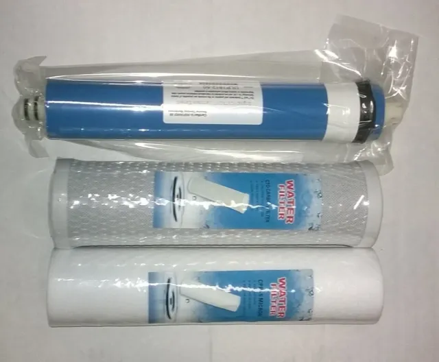 L13 10& REVERSE Osmosis 3 Stage RO Unit Replacement Pre Filters Inc ...