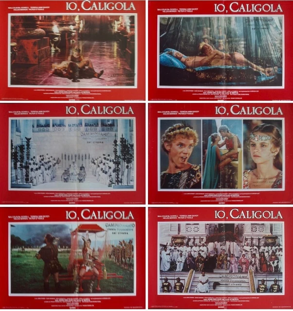 CALIGULA ITALIAN FOTOBUSTA movie posters x6 TINTO BRASS 1979 £203.08 ...