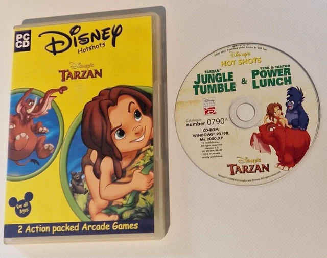 DISNEY HOTSHOTS - Tarzan Jungle Tumble etc - PC CD-ROM £2.75 - PicClick UK