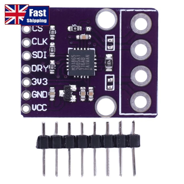 # MAX31865 RTD Amplifier Convenient RTD-to-Digital Converter Board Fit ...