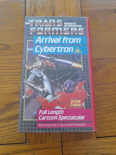 TRANSFORMERS ARRIVAL FROM Cybertron Animated Cartoon VHS Video Cassette ...