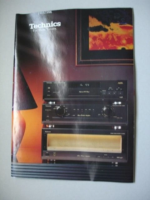VINTAGE TECHNICS HI-FI System Brochure Catalogue 1995 - 1996 £19.95 ...