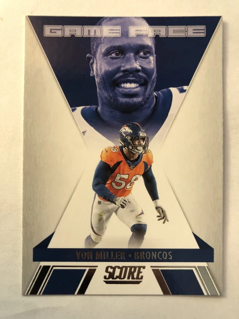 VON MILLER 2021 SB Champ Rams Panini score jeu visage #GF9 Buffalo ...