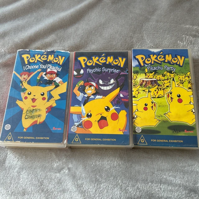 POKEMON VOL. 1, 7, 12. - 3 X Vhs Video's £24.26 - PicClick UK