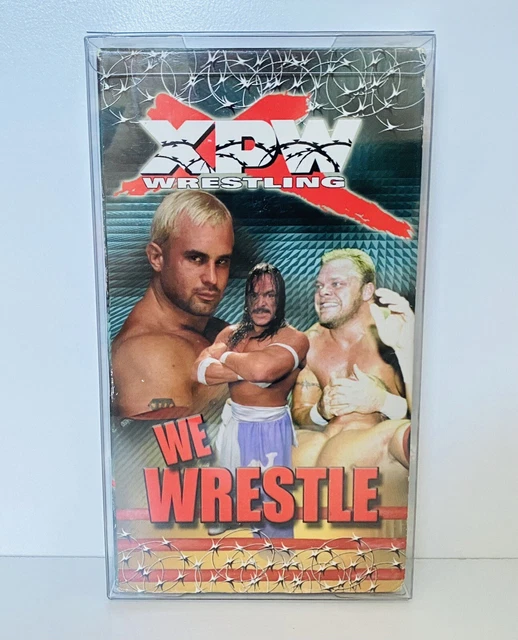 XPW “WE WRESTLE” Promotional Wrestling VHS Tape 2001 RARE CZW ECW GCW ...