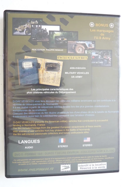 D-DAY VEHICLES (DVD) Documentaire francais WW2 véhicule seconde guerre ...