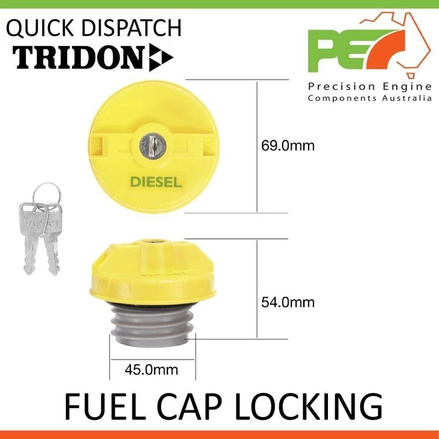 TRIDON FUEL CAP Locking For Holden Jackaroo (Diesel) UBS521 - Turbo 2 ...