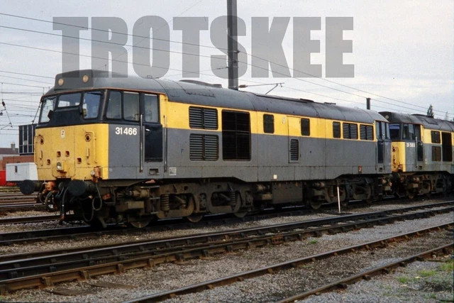 35MM SLIDE BR British Railways Diesel Loco Class 31 31466 Peterborough ...