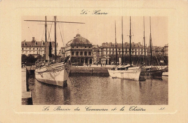 76 LE HAVRE Le Bassin Du Commerce Et Le Theatre EUR 5,90 - PicClick FR