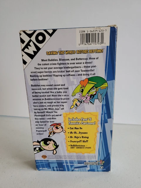 THE POWERPUFF GIRLS - Bubblevicious (VHS, 2000, Cartoon Network) £4.00 ...