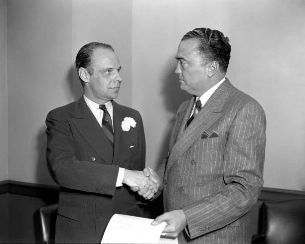 JOHN HARLAN AMEN and J Edgar Hoover in Hoover s officer at the Fed ...