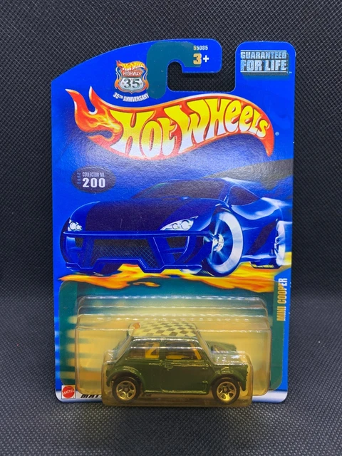 HOT WHEELS - Austin Morris Mini Cooper Green 2002 - Diecast - 1:64 ...
