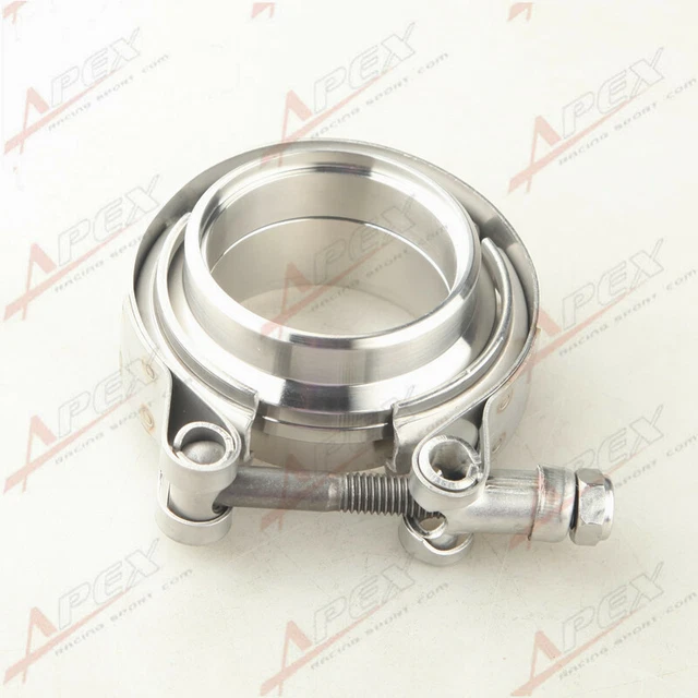 1.75& SELF ALIGNING Male/Female V-Band Vband Clamp CNC Mild Steel ...
