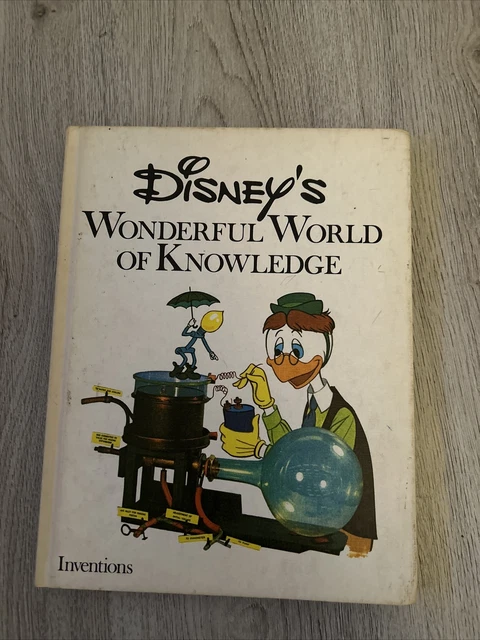 VINTAGE DISNEY'S WONDERFUL World of Knowledge - Inventions, children's ...