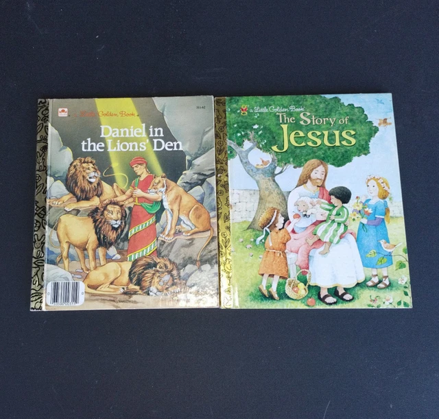 THE STORY OF Jesus Daniel In the Lions Den A Little Golden Books Lot ...