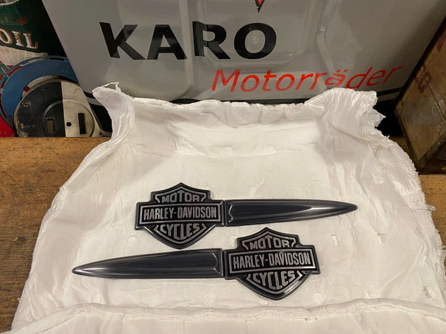 62318-08 TANKEMBLEME TANKSCHILDER Harley® Fxdf® Bar&Shield® EUR 249,50 ...