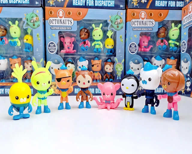 8PCS SET THE Octonauts Action Figure Doll Toy Barnacles Peso Kwazii ...