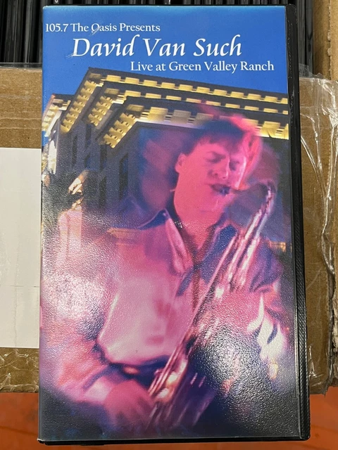 DAVID VAN SUCH Live at Green Valley Ranch - Rare Jazz Saxophone VHS ...