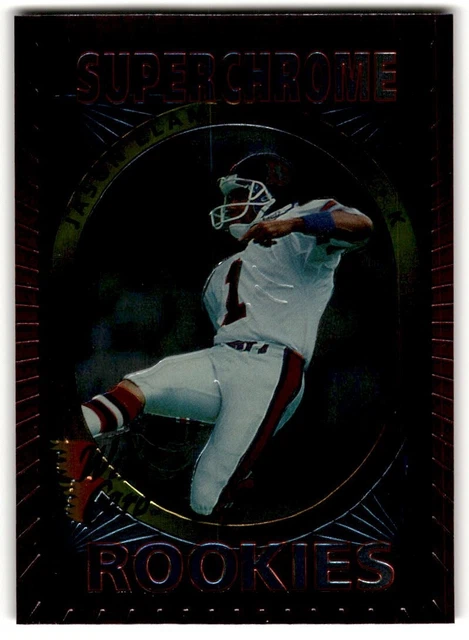 1993 WILD CARD Superchrome Rookies Jason Elam #8 Denver Broncos EUR 1 ...