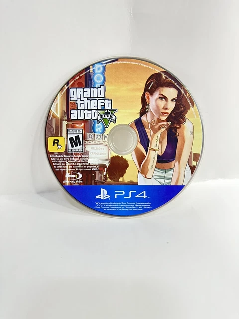 PS4 GTA 5 Grand Theft Auto V Disc Only. Tested And Free Shipping $17.75 ...