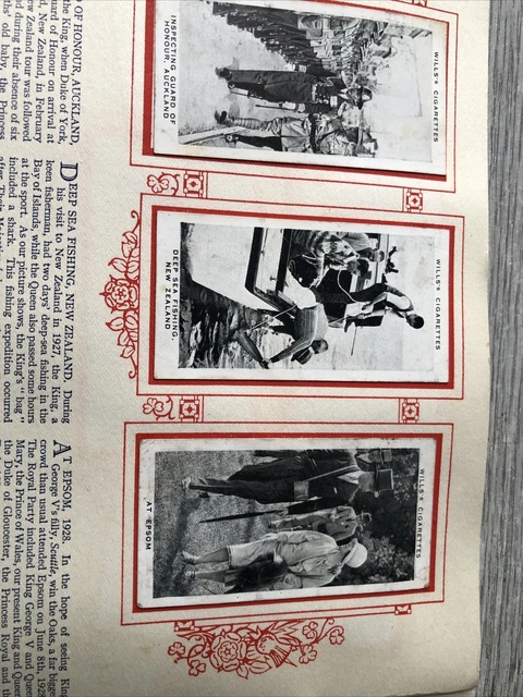 KING GEORGE V1 Coronation Album Of 50 Cigarette Cards 1937 £4.00 ...