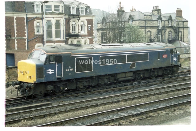 BRITISH RAIL CLASS 45 45104 Scarborough Falsgrave Sidings Railway ...