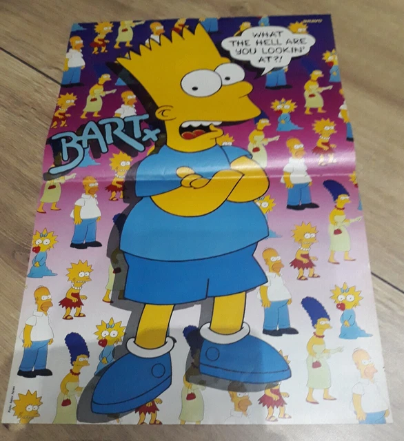 POSTER - BART Simpsons + BROS - Bravo - DIN A3 EUR 1,70 - PicClick FR