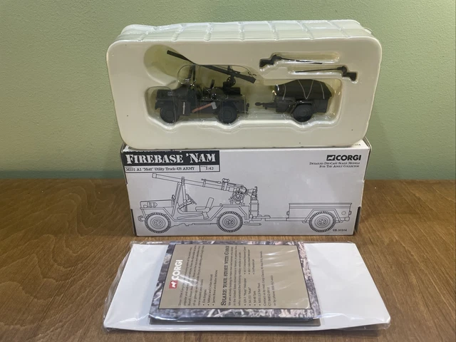 CORGI US 50104, M151 A1 Mutt Recoilless Rifle Truck with Trailer in 1: ...