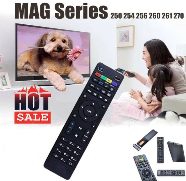 REPLACEMENT REMOTE CONTROL Controller For Mag250 254 TV Box 270 E1 260 ...
