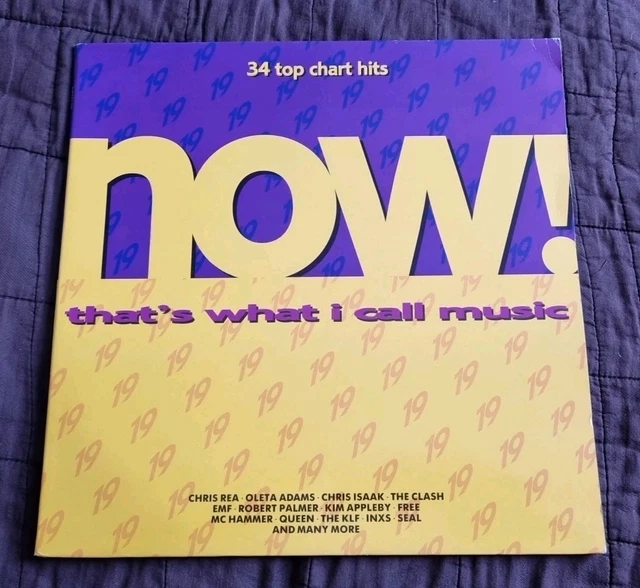 NOW THAT'S WHAT I Call music 19 2 LP Vinyl Record Albums 1991 HTF CHART ...