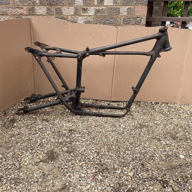 1956/57 TRIUMPH PRE unit FRAME / SWINGING ARM 5T 6T T110 Thunderbird ...