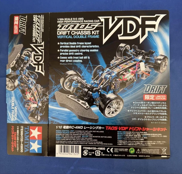 UNASSEMBLED RC LIMITED Series Tamiya Ta05-Vdf Drift Chassis Kit £568.02 ...