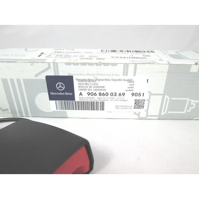 ORIGINAL MERCEDES GURTSCHLOSS Gurt Sicherheitsgurt Sitz W906 Sprinter ...