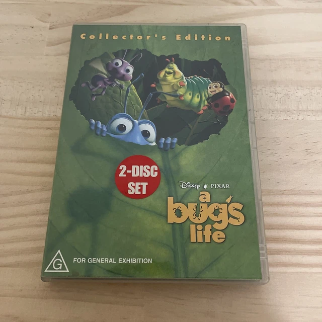 ORIGINAL RETRO DVD MOVIE FILM TV SHOW A Bugs Life Disney Pixar Cartoon ...