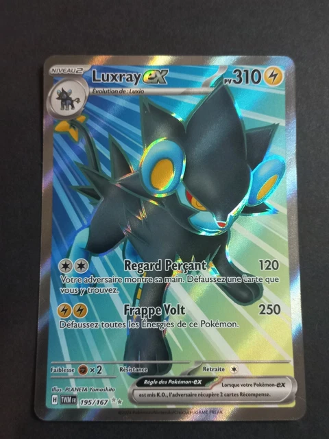 CARTE POKEMON LUXRAY 195/167 EX FA EV6 Ecarlate et Violet TWM Fr Neuve ...