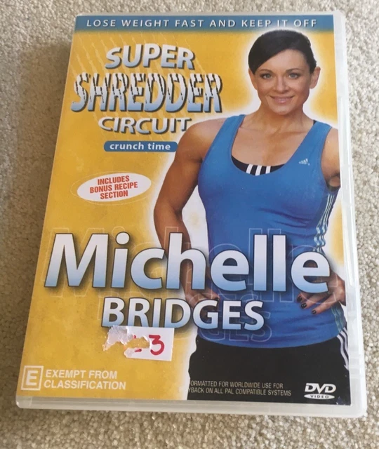 MICHELLE BRIDGES. SUPER Shredder Circuit Crunch Time Dvd EUR 1,55 ...