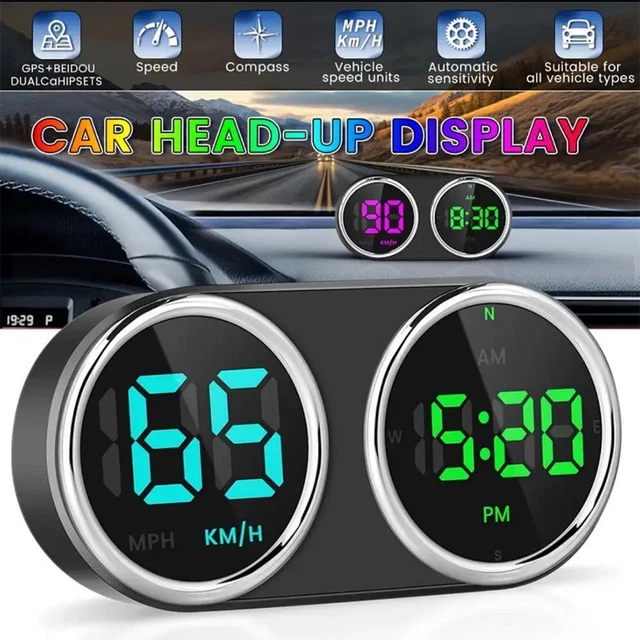 2025 UNIVERSAL CAR Electronics Digital Speedometer HUD Head Up Display ...
