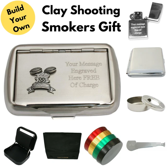 CLAY SHOOTING SMOKING Cigarette & Tobacco Personalised Gifts £24.99 ...