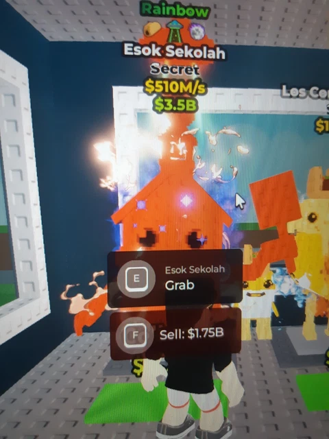 STEAL A BRAINROT esok sekolah rainbow avec 3 mutations 510m/s EUR 100,00 - PicClick FR