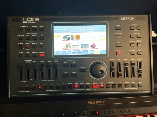 KETRON SD90 PRO Live Arranger Sound Module Expander for Midi Keyboards ...